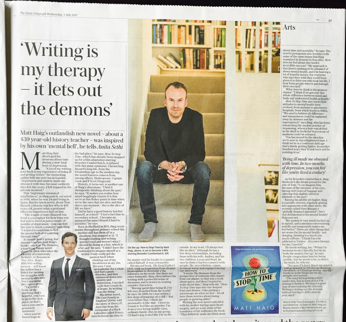 Interview with Matt Haig – Anita Sethi